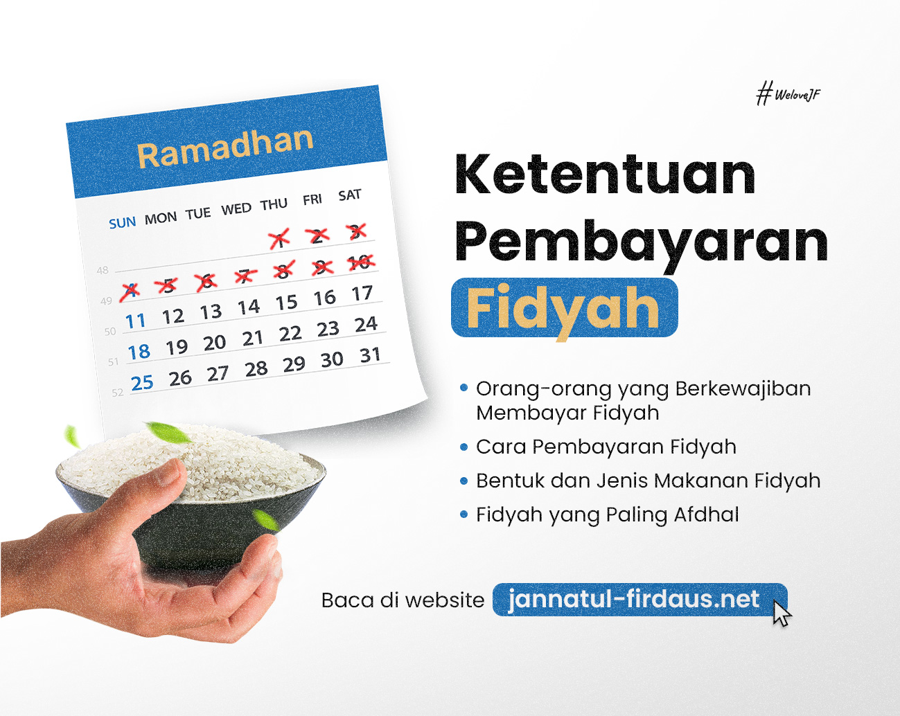 Ketentuan Pembayaran Fidyah – Jannatul-firdaus.net